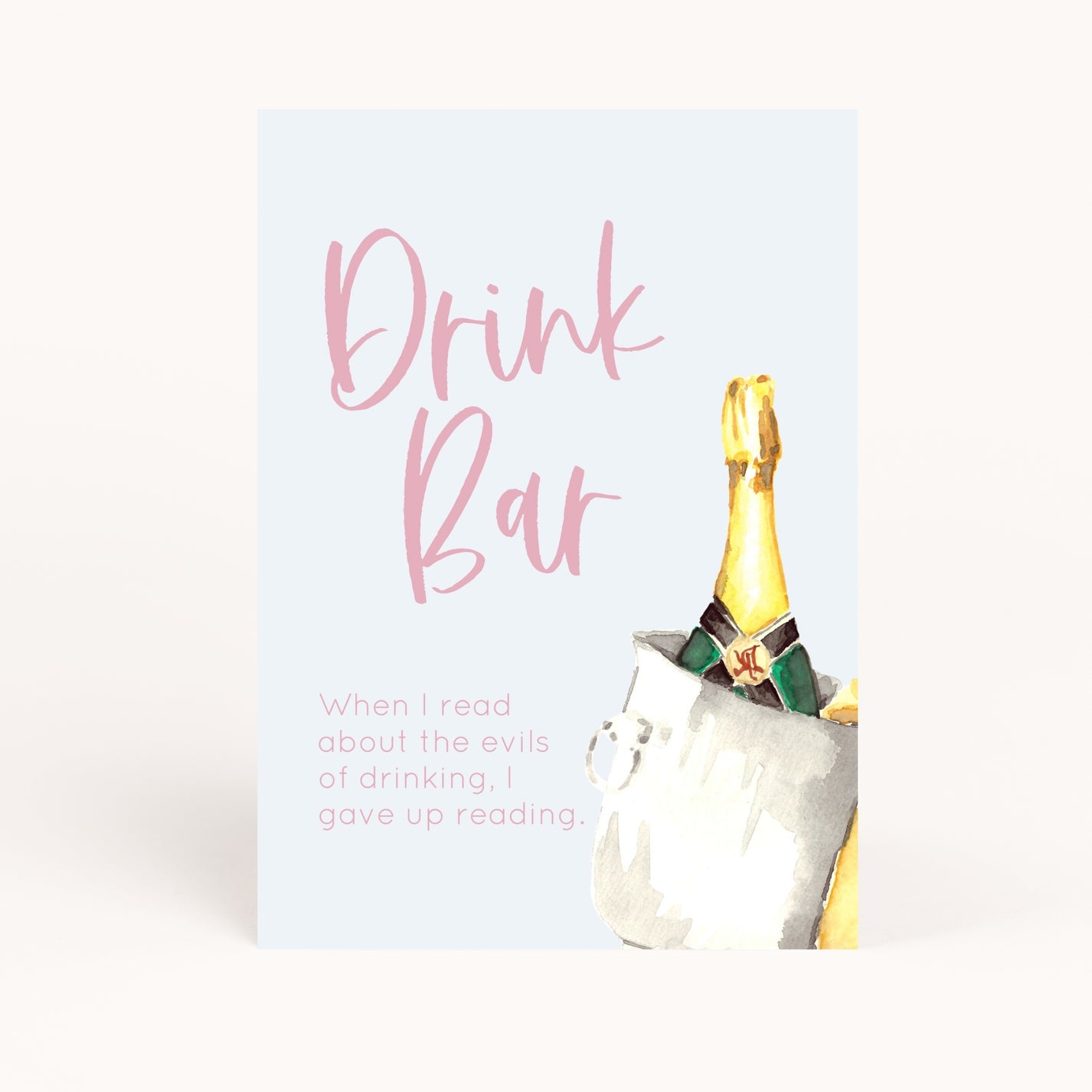 Book Club Drink Sign Printable – awdesignsprintables
