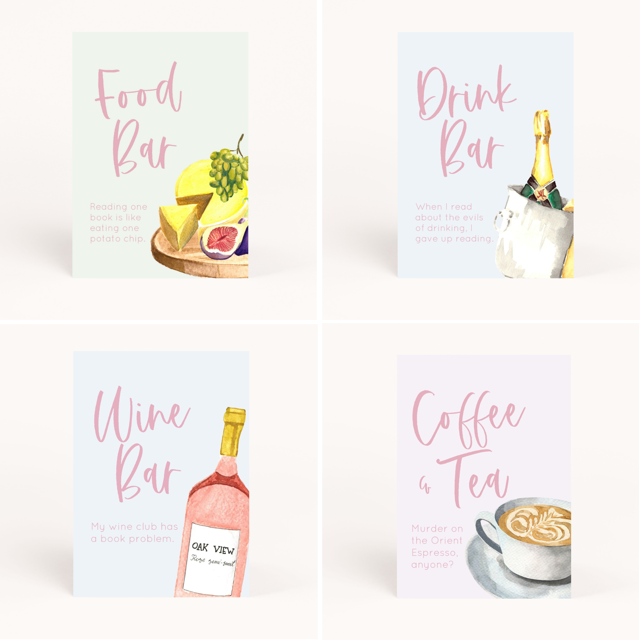 Book Club Party Printable Package – awdesignsprintables