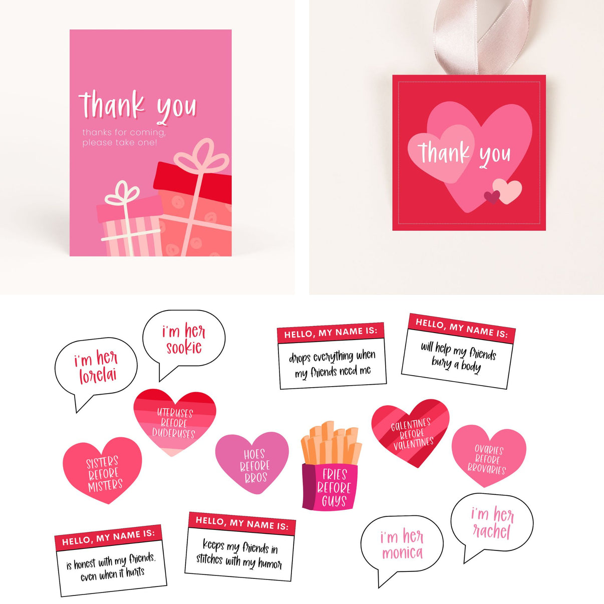 Galentine's Day Party Printable Package – awdesignsprintables