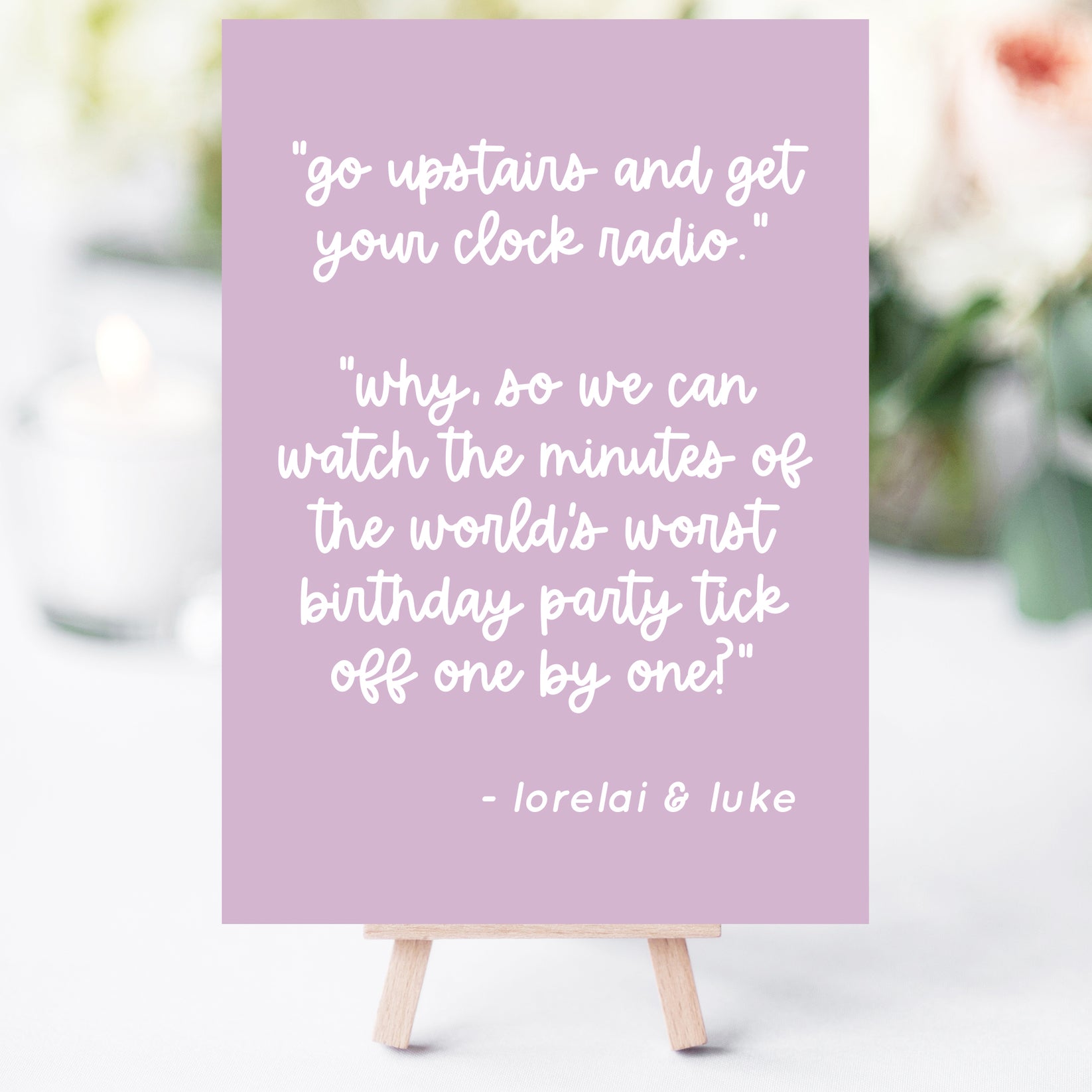 Gilmore Birthday Quote Printables – awdesignsprintables