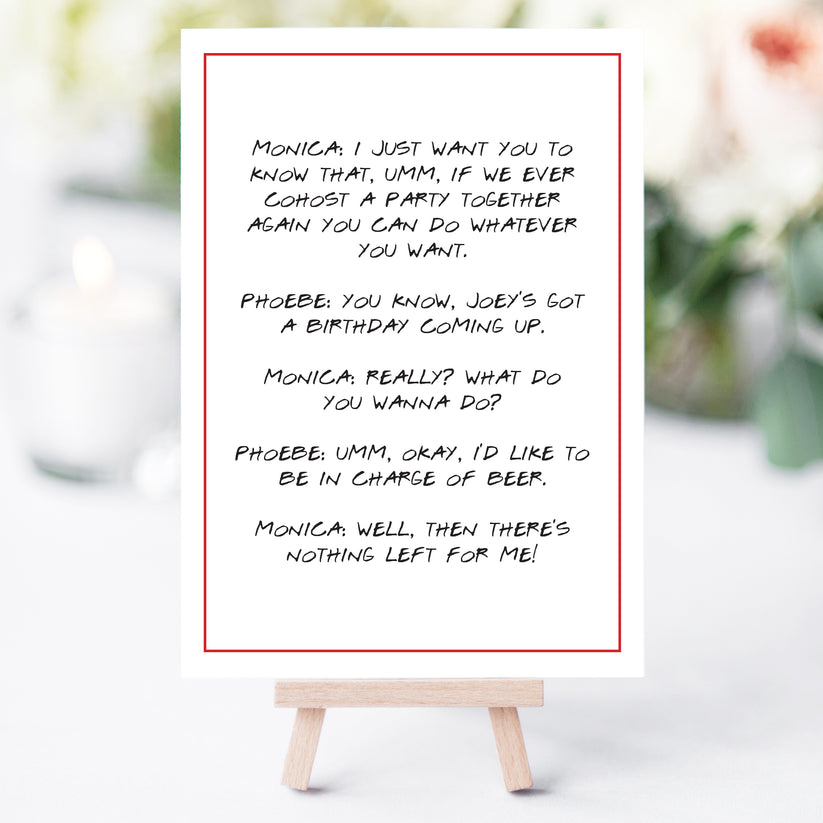 Friends Birthday Party Quotes Printables – awdesignsprintables