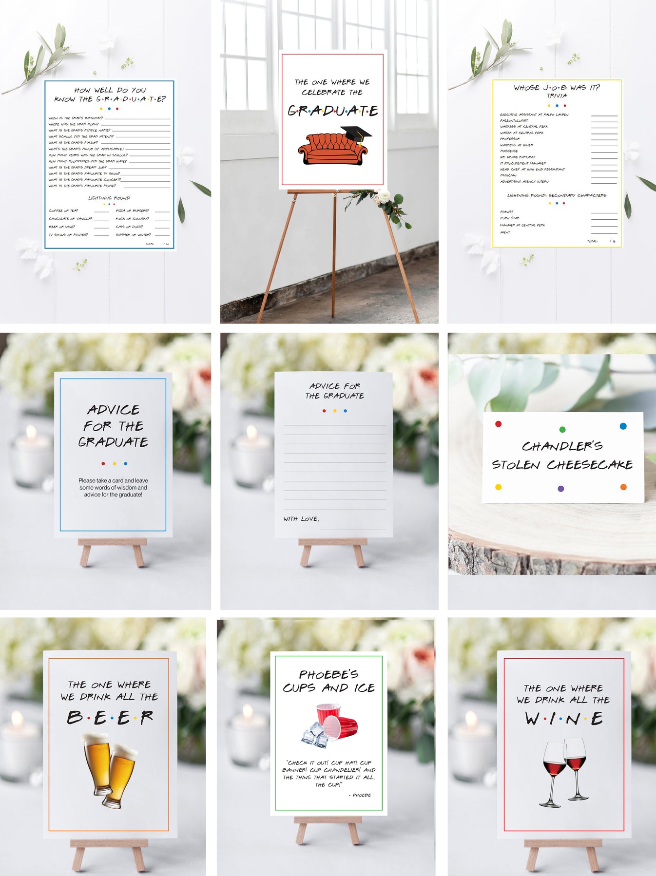 The Ultimate Friends Graduation Party Package – awdesignsprintables