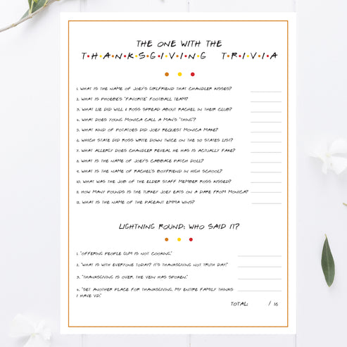 Friends Thanksgiving Friendsgiving Trivia Printable – awdesignsprintables