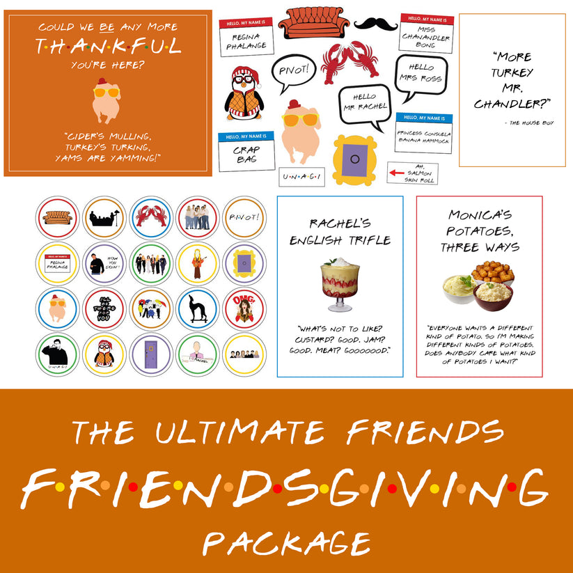The Ultimate Friends Thanksgiving Printable Package – awdesignsprintables