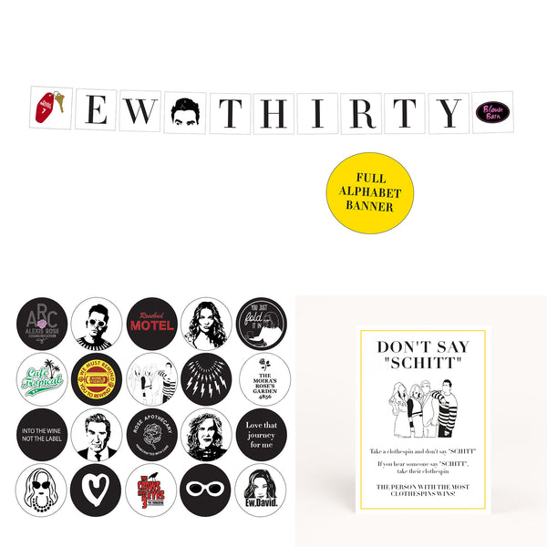 The Ultimate Schitts Party Printable Package – awdesignsprintables