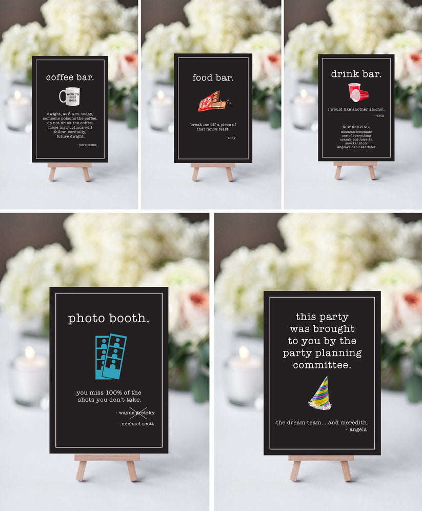 The Ultimate Office Bridal Shower Printable Package – awdesignsprintables